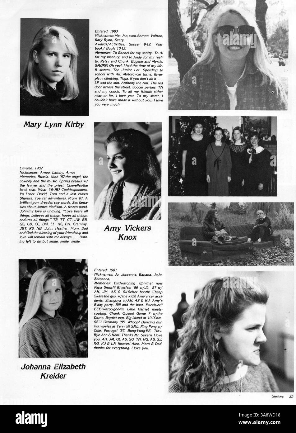 The 1988 Breck Mustang Yearbook captures significant events from the ...