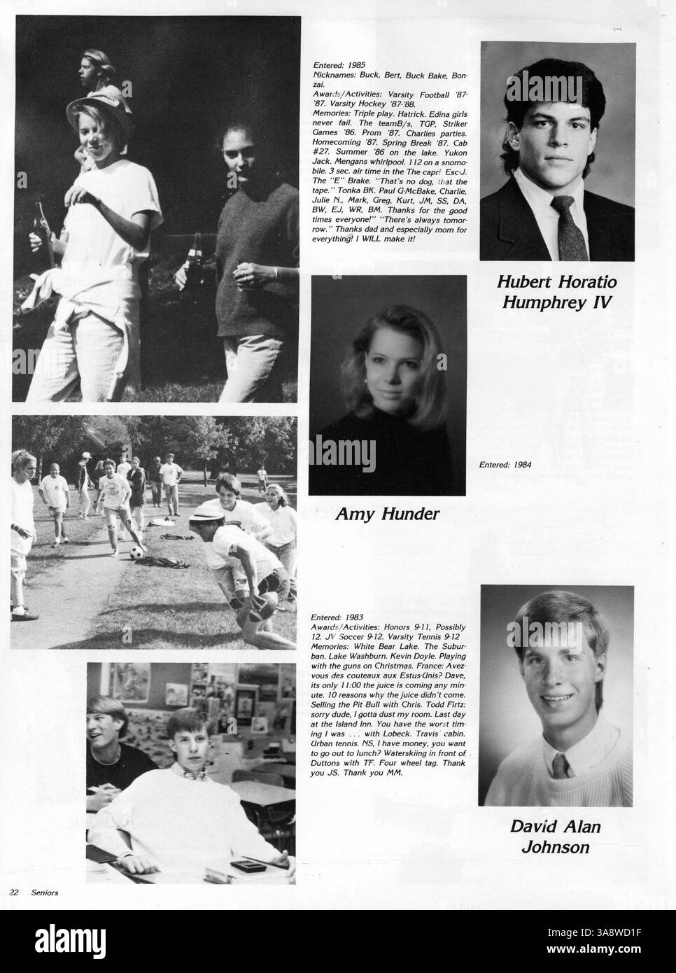 The 1988 Breck Mustang Yearbook documents student achievements ...