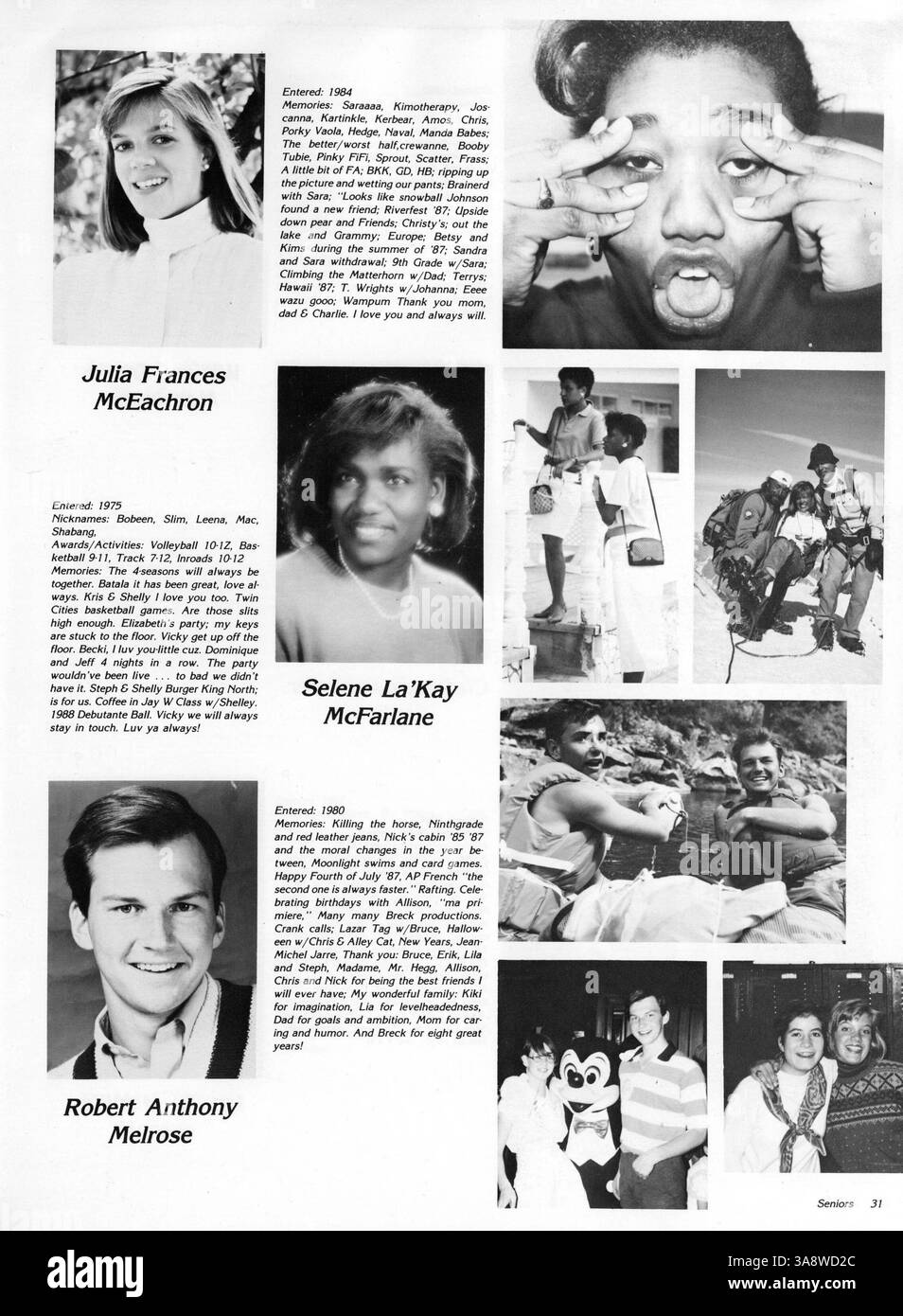 The 1988 breck mustang yearbook records the significant events a hi-res ...