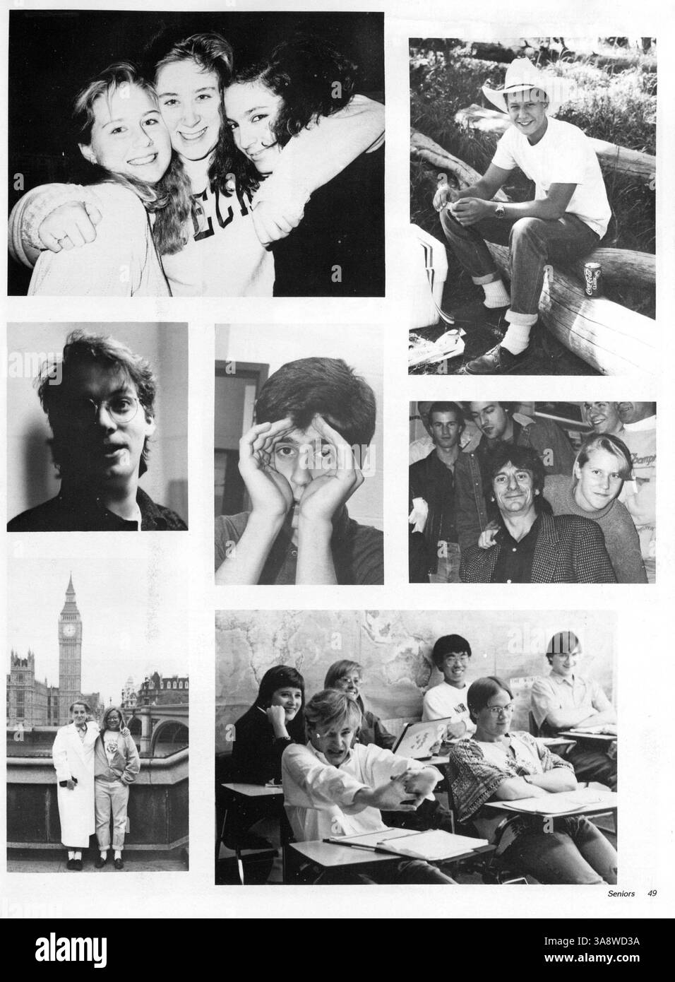 The 1988 Breck Mustang Yearbook showcases notable events of the 1987 ...