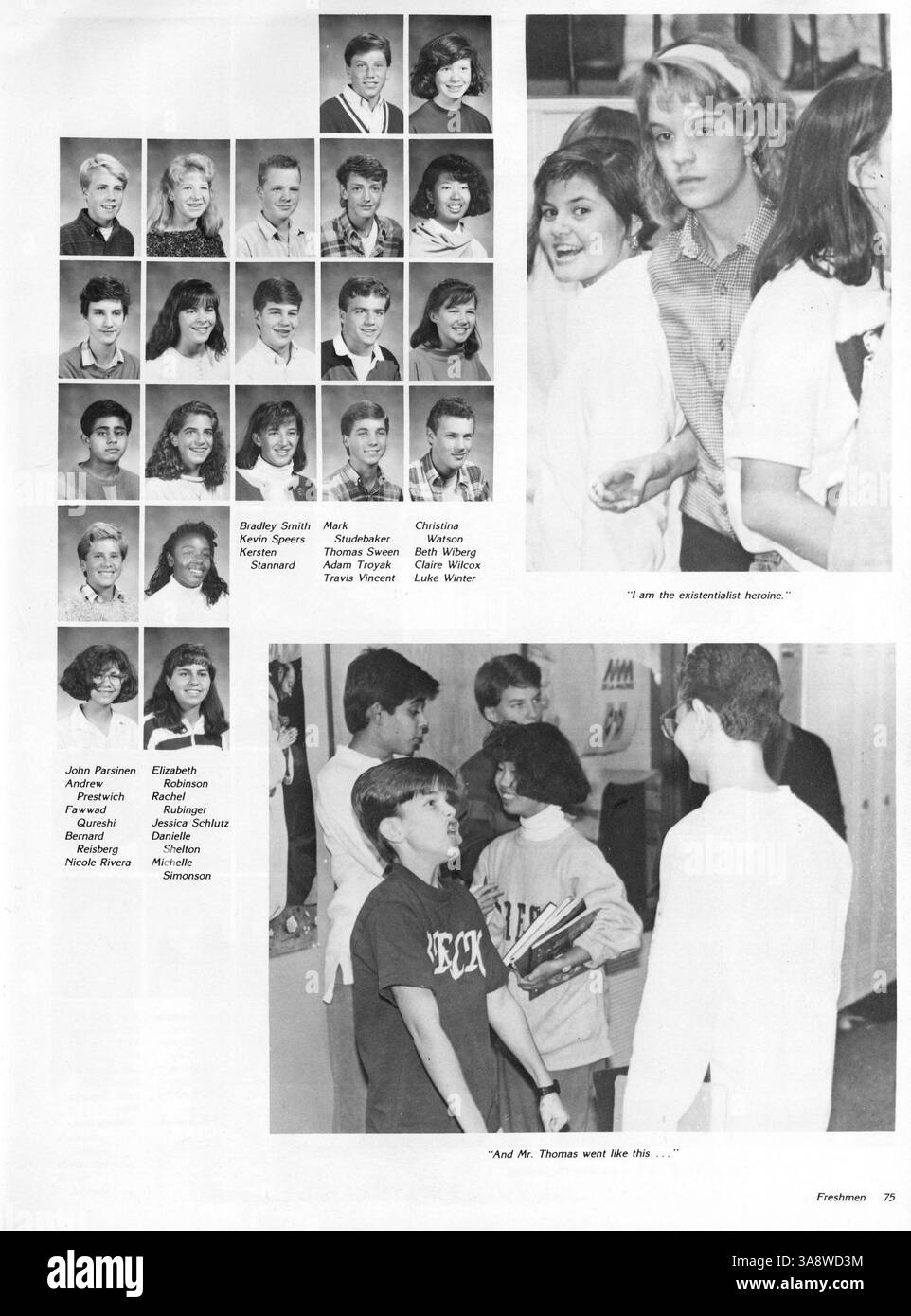 This Breck Mustang yearbook from 1988 documents student life, sports ...