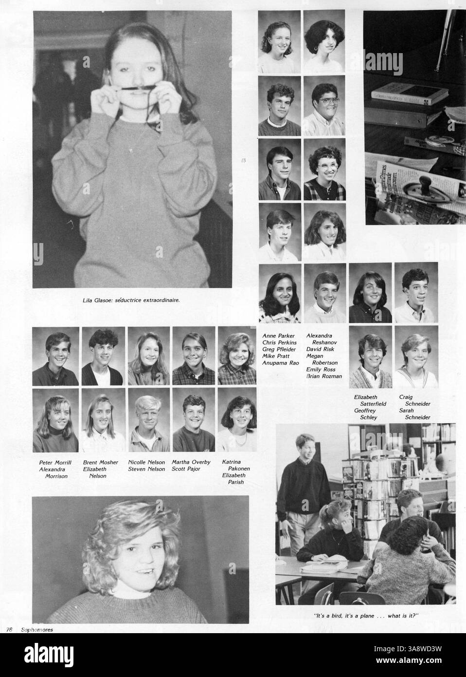 This 1988 edition of the Breck Mustang yearbook is a reflection of ...