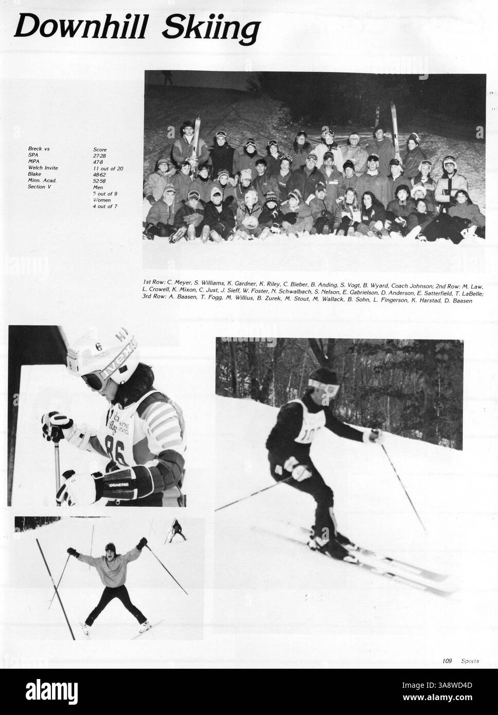 The 1988 Breck Mustang yearbook preserves memories of the 1987-1988 ...