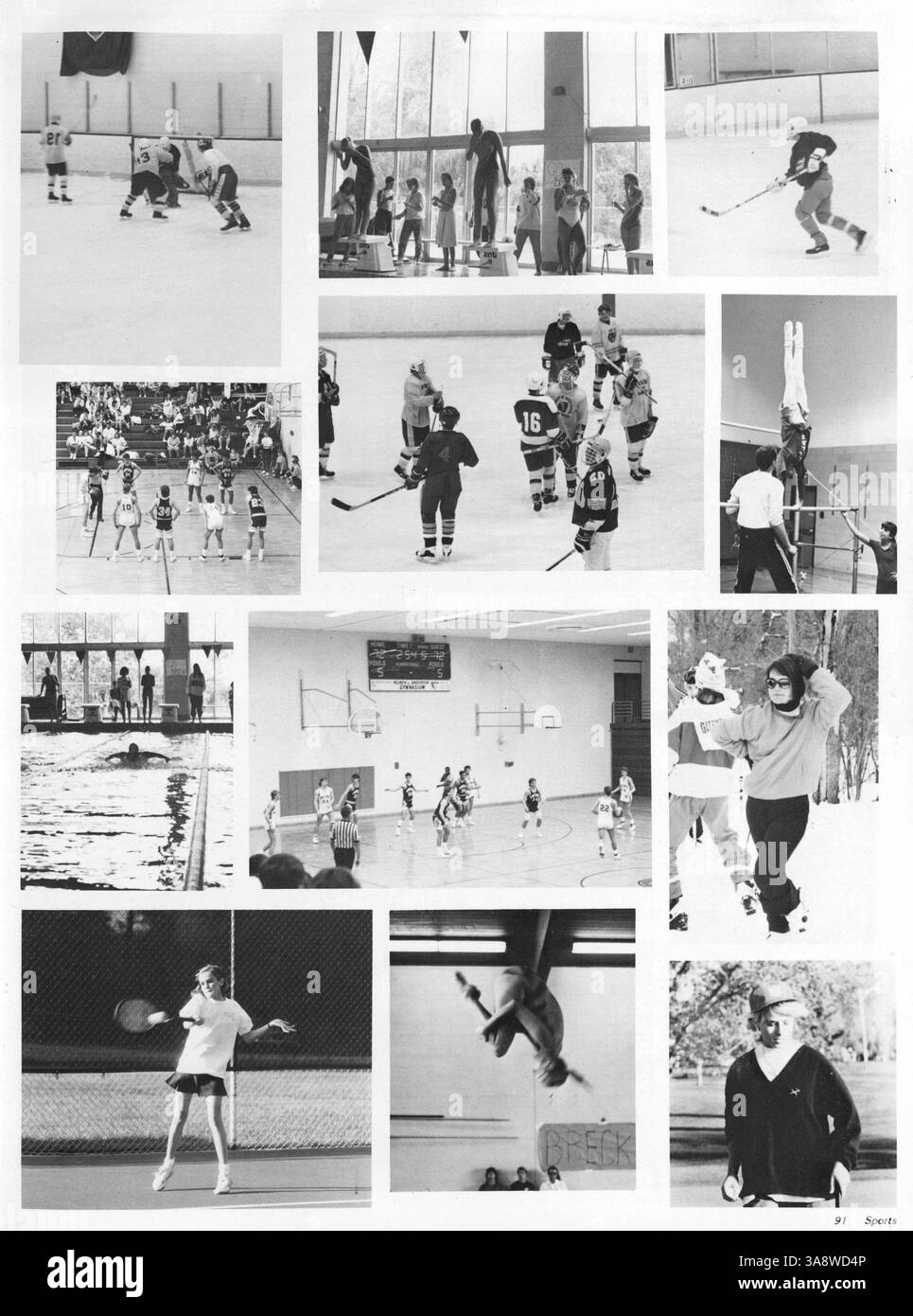 The 1988 Breck Mustang yearbook captures student life, faculty, sports ...