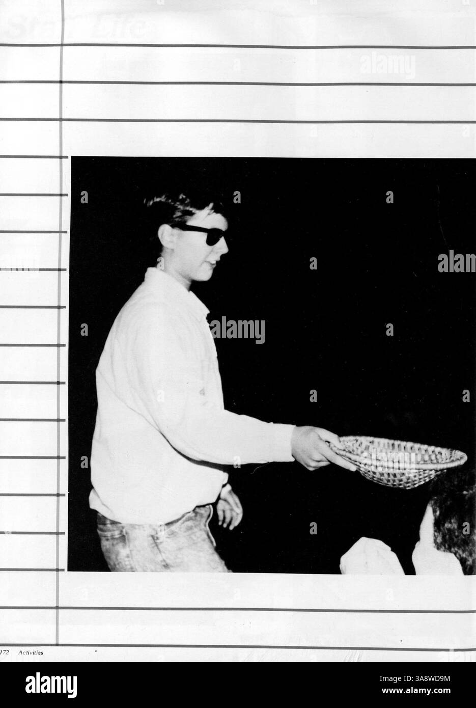 The 1988 edition of the Breck Yearbook, Breck Mustang, captures the ...