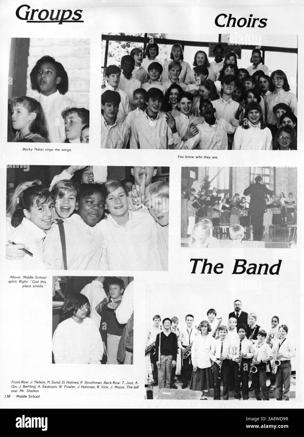 The 1988 Breck Mustang yearbook records the students, teachers ...