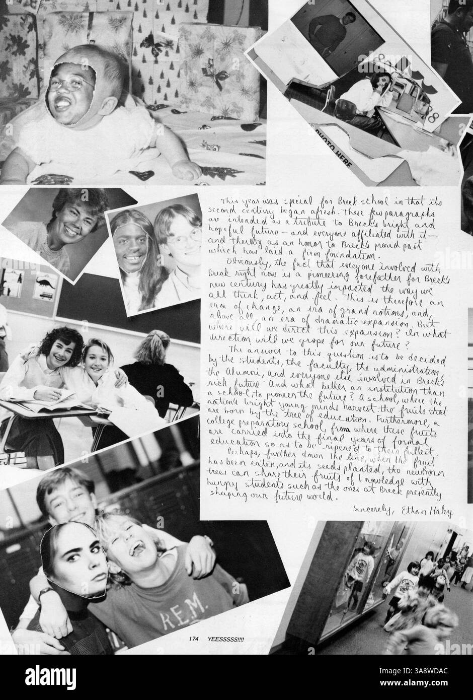 This 1988 Breck Yearbook, also known as the Breck Mustang, highlights ...