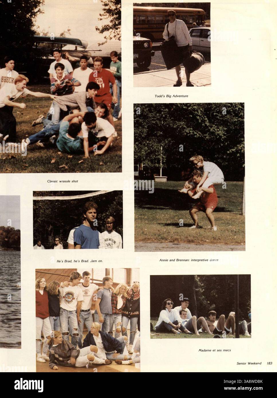 The Breck Mustang Yearbook of 1988 captures the essence of the 1987 ...