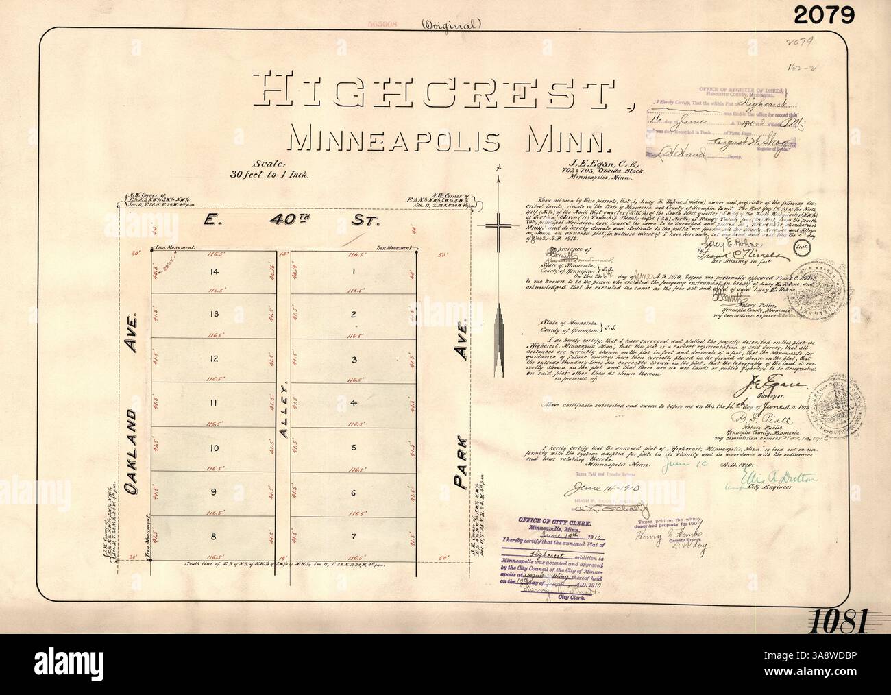 The Highcrest property in Minneapolis, captured in this historical ...