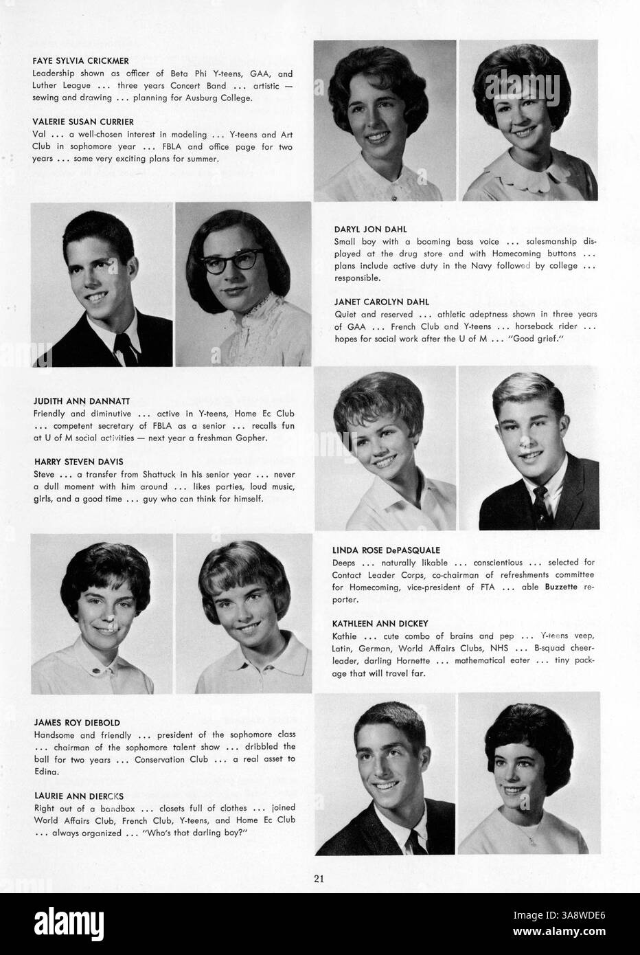 The 1962 Whigrean yearbook from Edina-Morningside High School ...