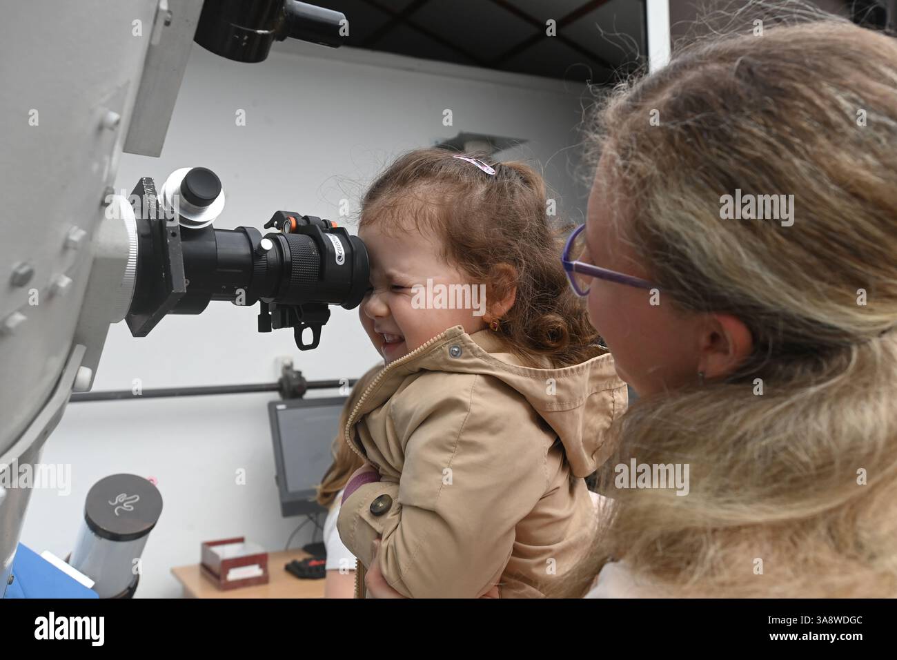 Cloudy weather made it impossible to observe the partial solar eclipse in Prostejov Observatory ...