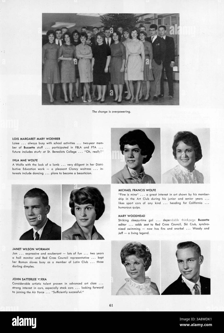 The 1962 Whigrean yearbook offers a complete overview of Edina-Morningside High School’s 1961 ...