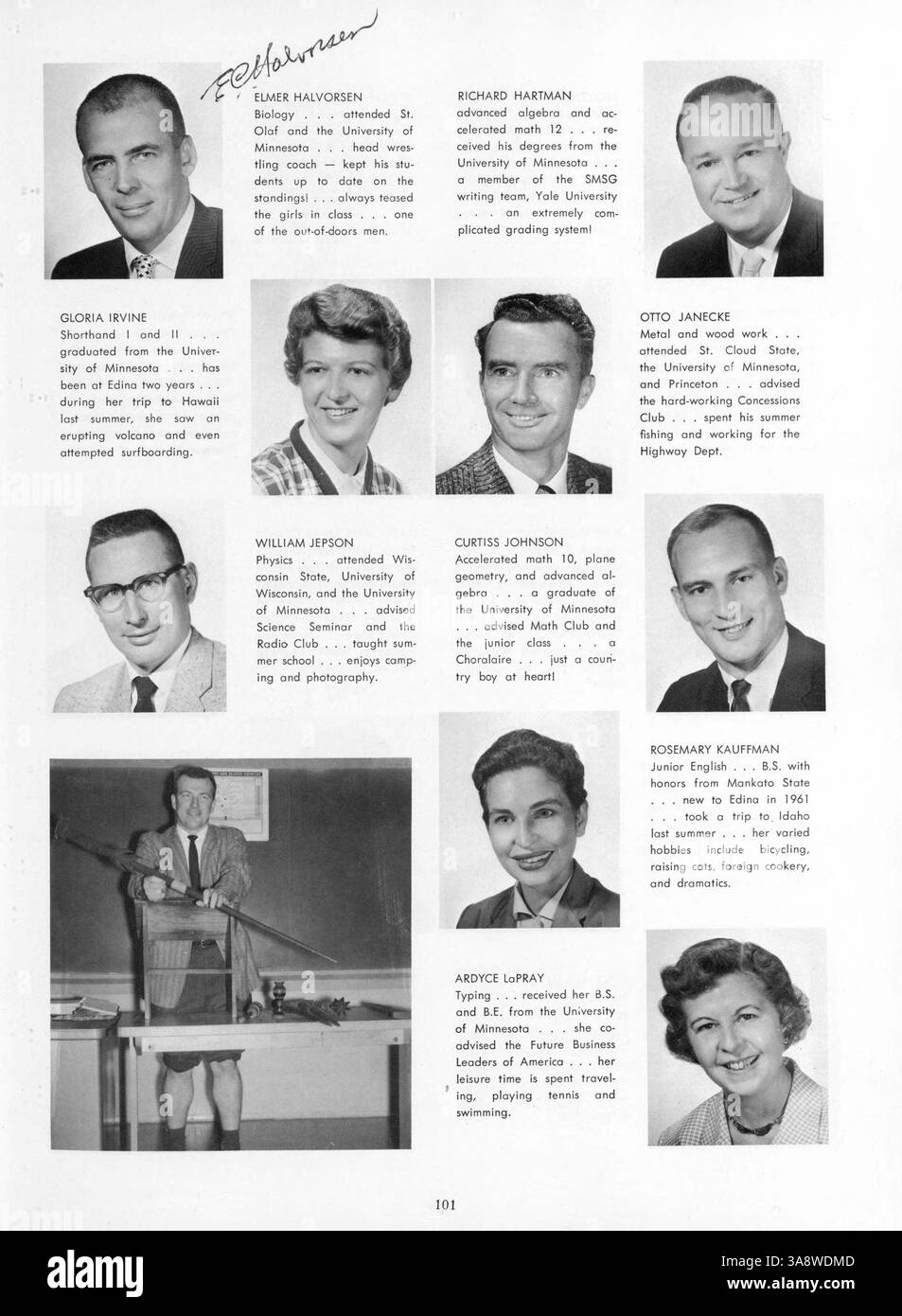 The 1962 Whigrean yearbook from Edina-Morningside High provides a record of the 1961-1962 school ...