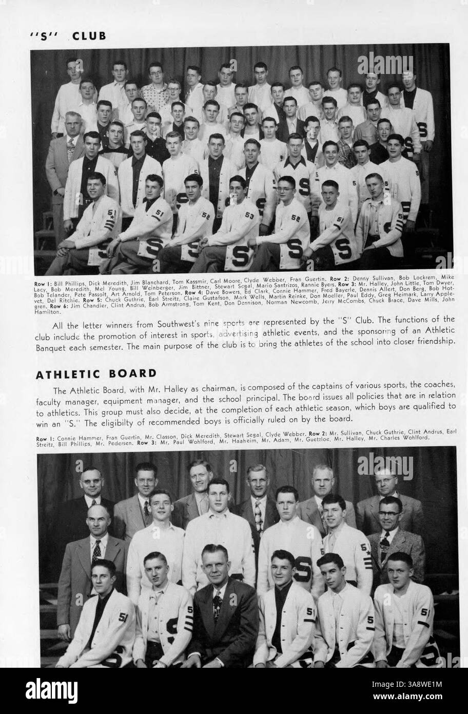 Documents the highlights of the 1950 1951 school year hi-res stock ...