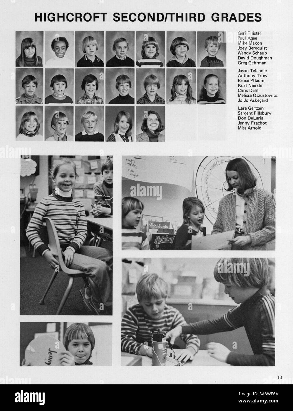 This elementary school yearbook from 1979-1980 documents the students ...
