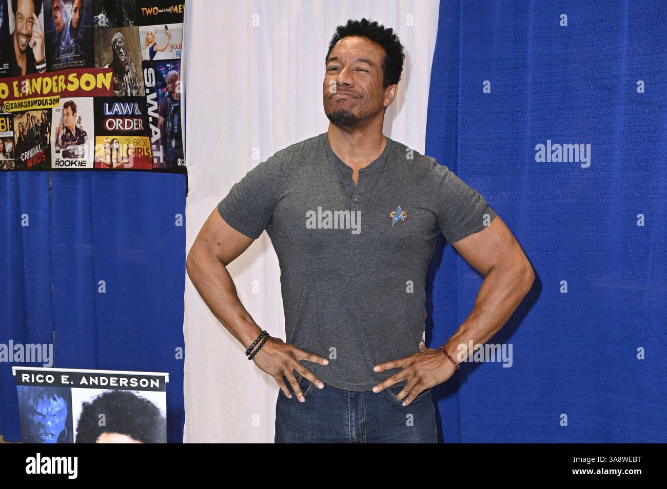 Rico E. Anderson auf der WonderCon 2025 im Anaheim Convention Center. Anaheim, 28.03.2025 Stock ...