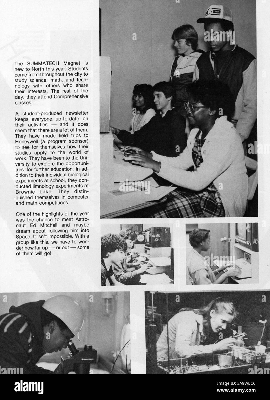 The 1983 North High yearbook highlights students, teachers ...
