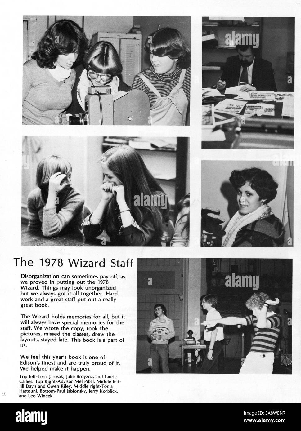 The 1978 Wizard yearbook from Edison High School features highlights of the 1977-1978 school ...
