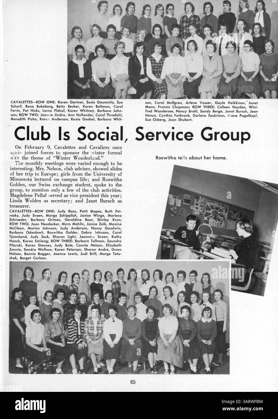 This annual from hopkins high school documents the 1956 1957 sch hi-res ...