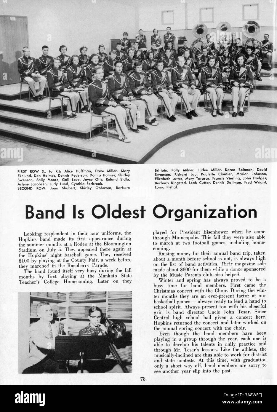 The Hopkins High School yearbook from 1957 offers a snapshot of the ...