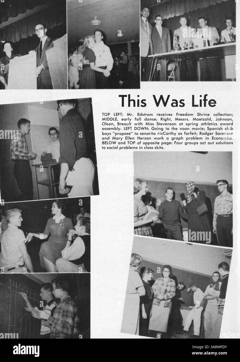 The 1957 Hopkins High Yearbook offers a snapshot of student life and ...