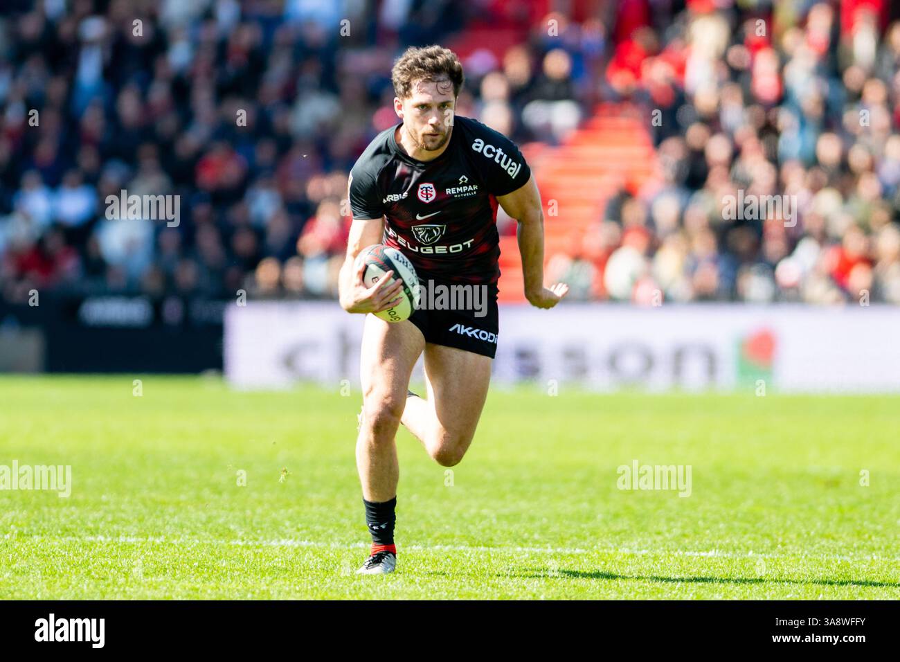 Toulouse, France. 29th Mar, 2025. Pierre Louis Barassi of Toulouse ...