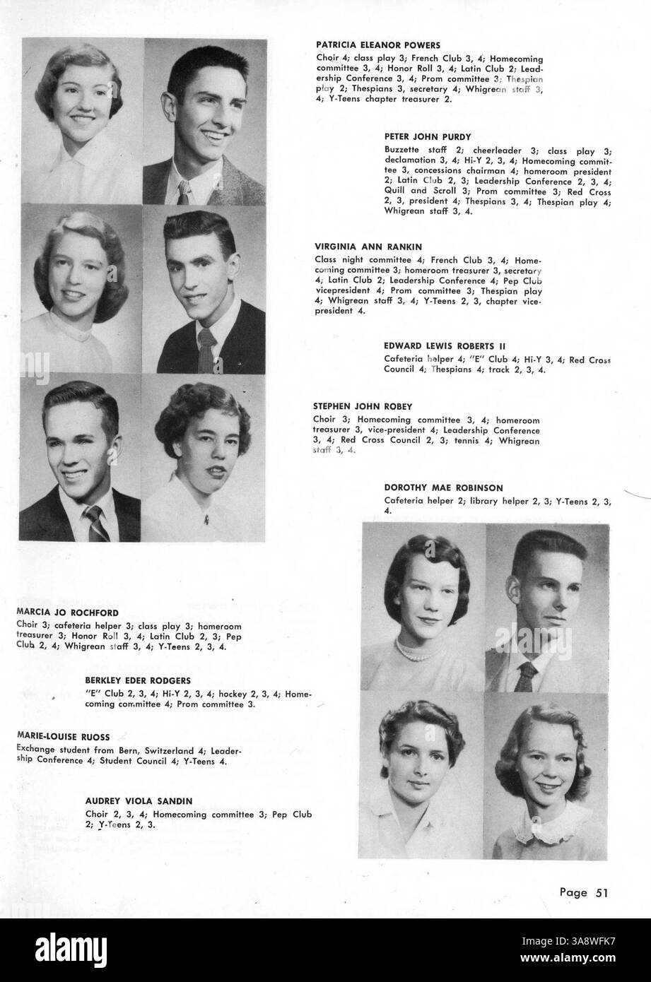 The 1954 'Whigrean' yearbook from Edina-Morningside High School ...