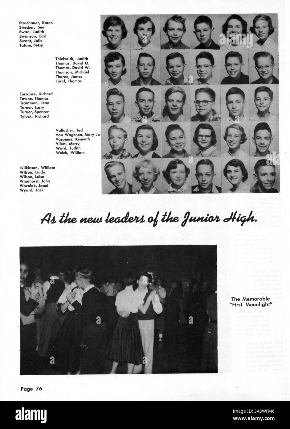 The 1954 edina morningside high school yearbook Cut Out Stock Images & Pictures - Alamy