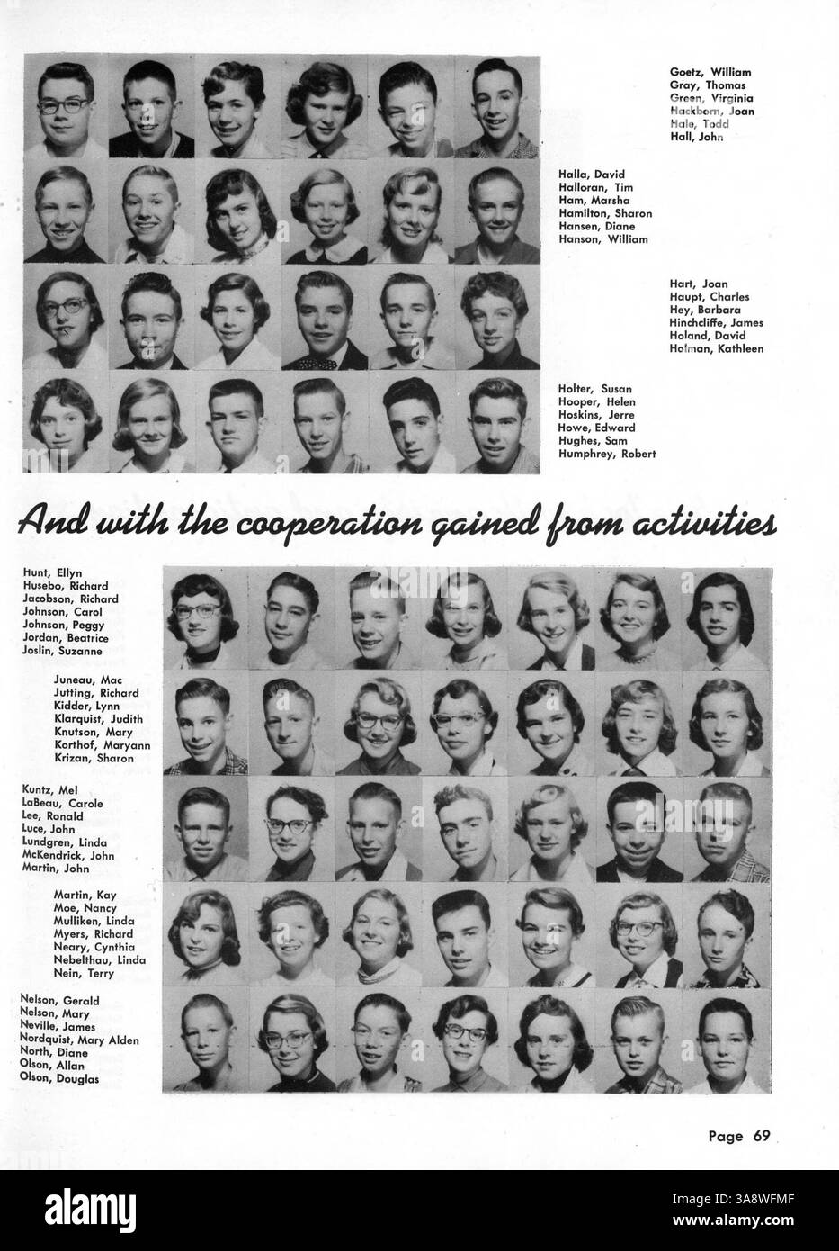 The 1954 'Whigrean' yearbook from Edina-Morningside High School ...