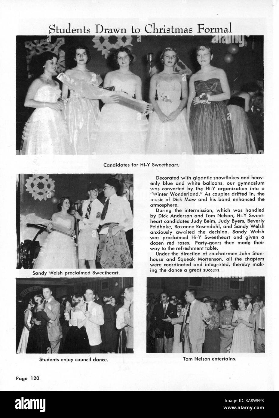 The 1954 'Whigrean' yearbook from Edina-Morningside High School ...