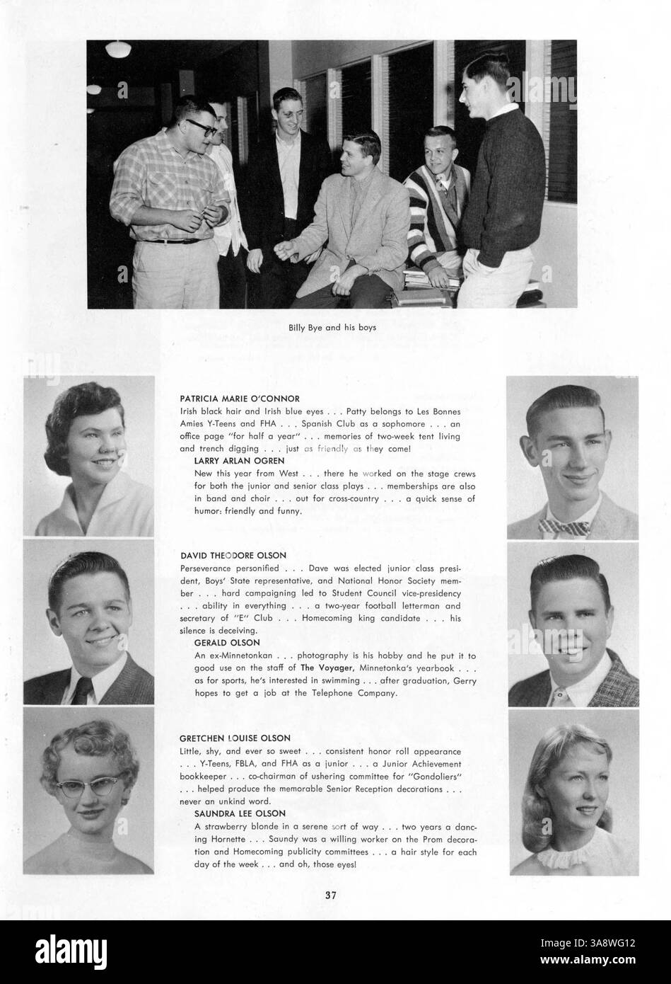 This 1959 yearbook from Edina-Morningside High records key school ...