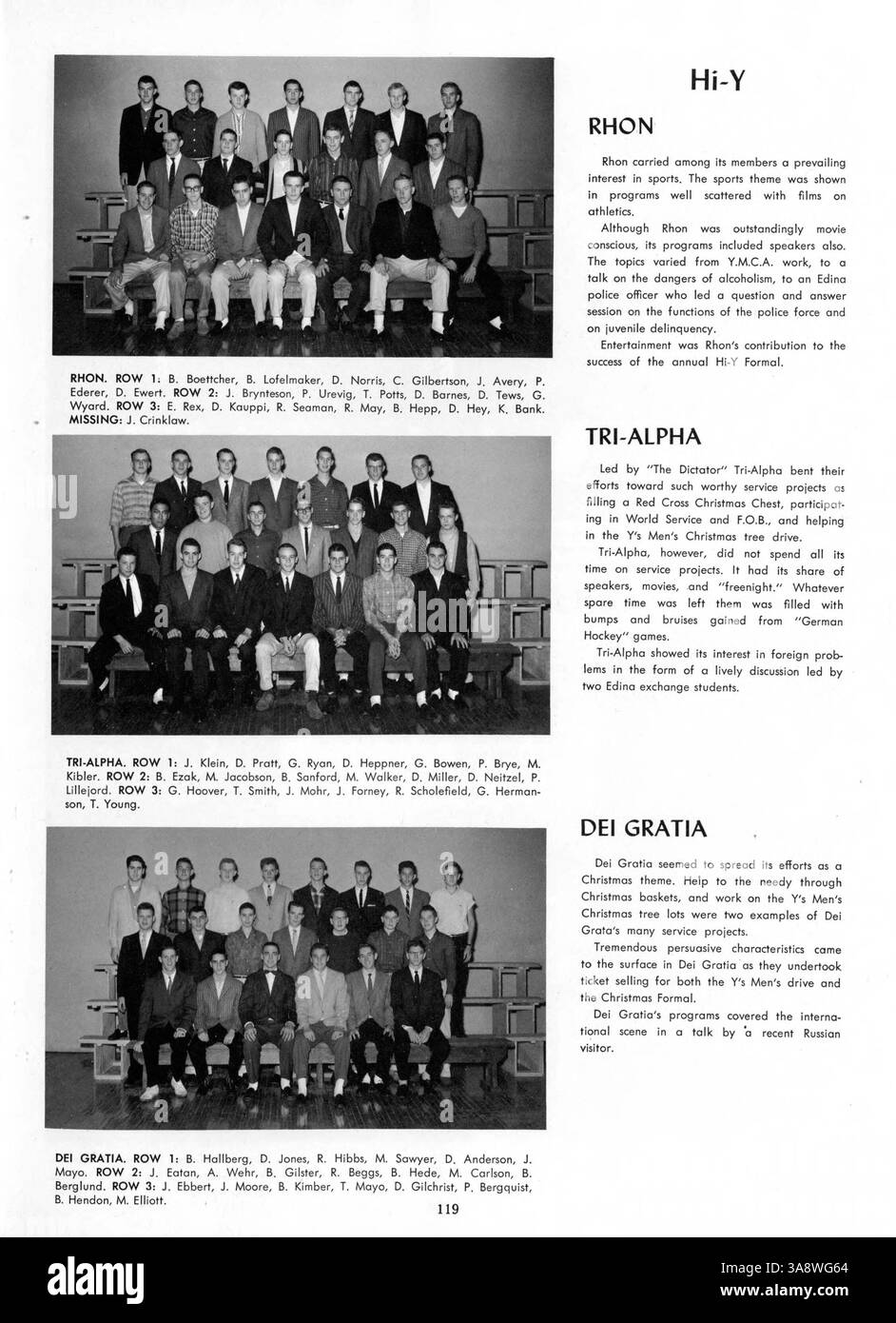 The Edina-Morningside High School Yearbook of 1959 highlights students, faculty, athletics, and ...