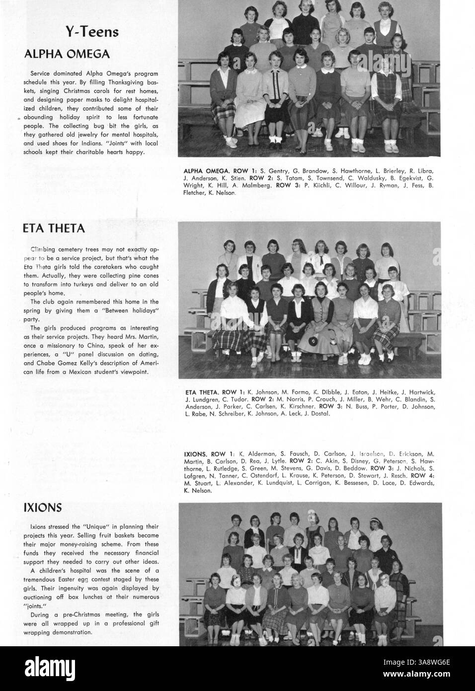 The 1959 Edina-Morningside High Yearbook documents the students ...