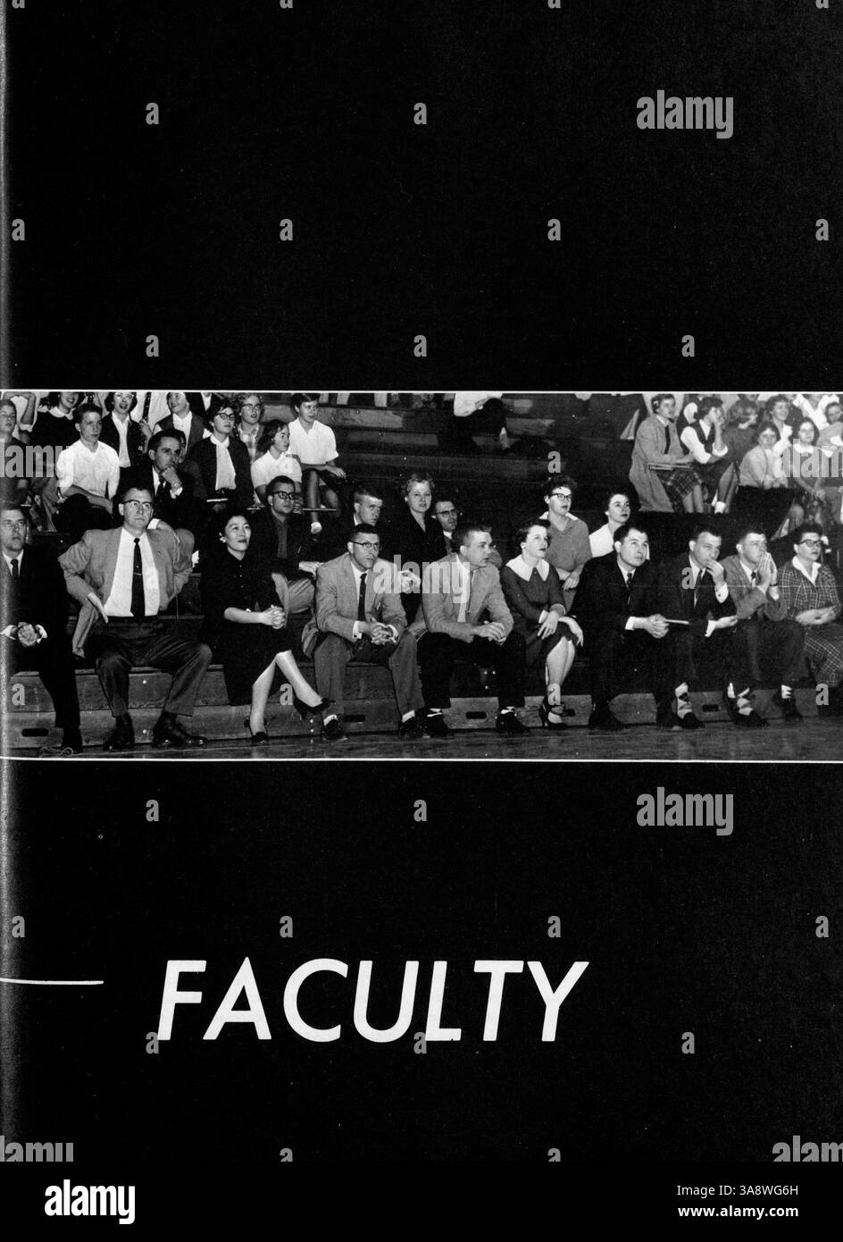 Student clubs the 1958 1959 school Black and White Stock Photos ...