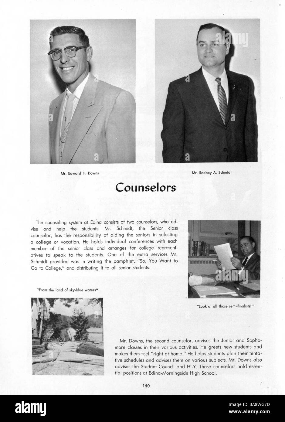 This high school yearbook from 1959 details the activities of students ...
