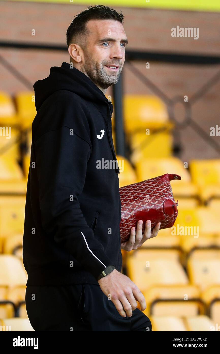 Shane Duffy of Norwich City arrives at Carrow Road prior to the Sky Bet ...