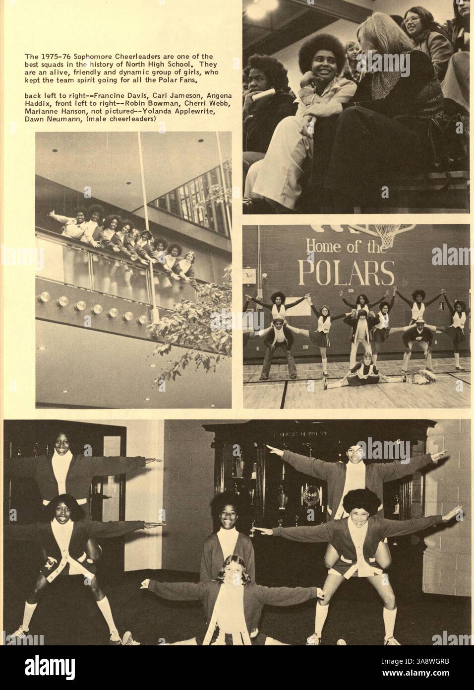 The 1976 'Polaris' yearbook from North High School highlights student ...