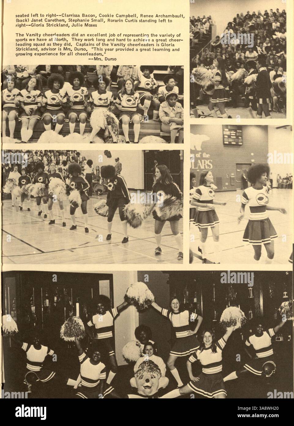 The 1976 'Polaris' yearbook from North High School documents ...