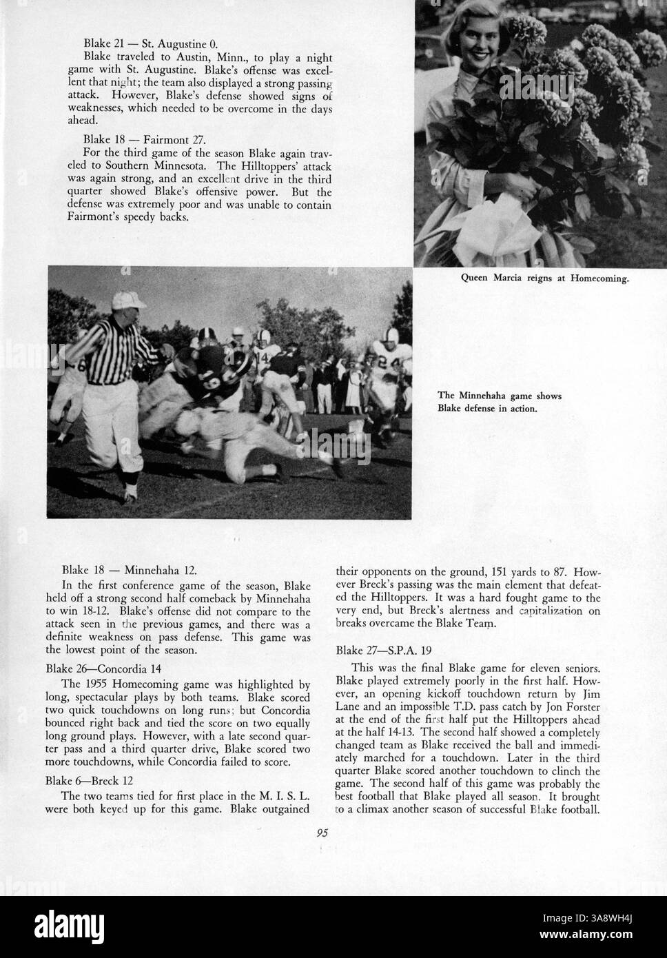 The 1956 Blake Yearbook, 'Call-o-pan', captures Blake School's 1955 ...