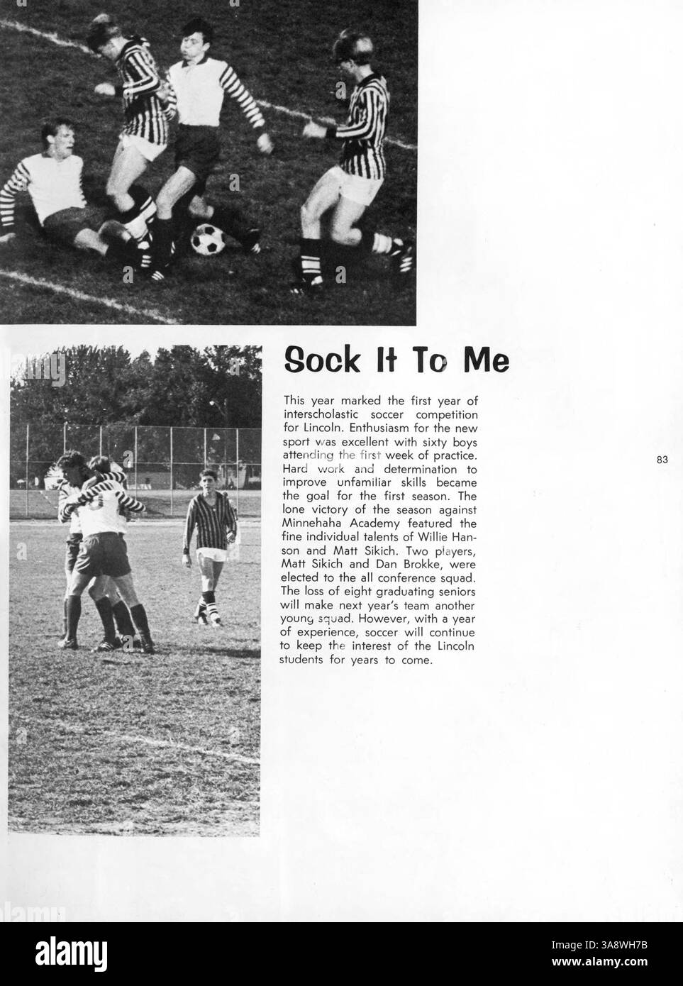 The 1969 Lincoln High Yearbook documents the students, clubs, athletics ...