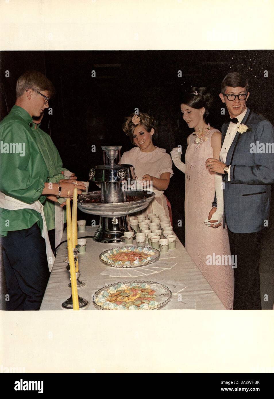 The 1969 yearbook from Lincoln High School documents the school's key ...