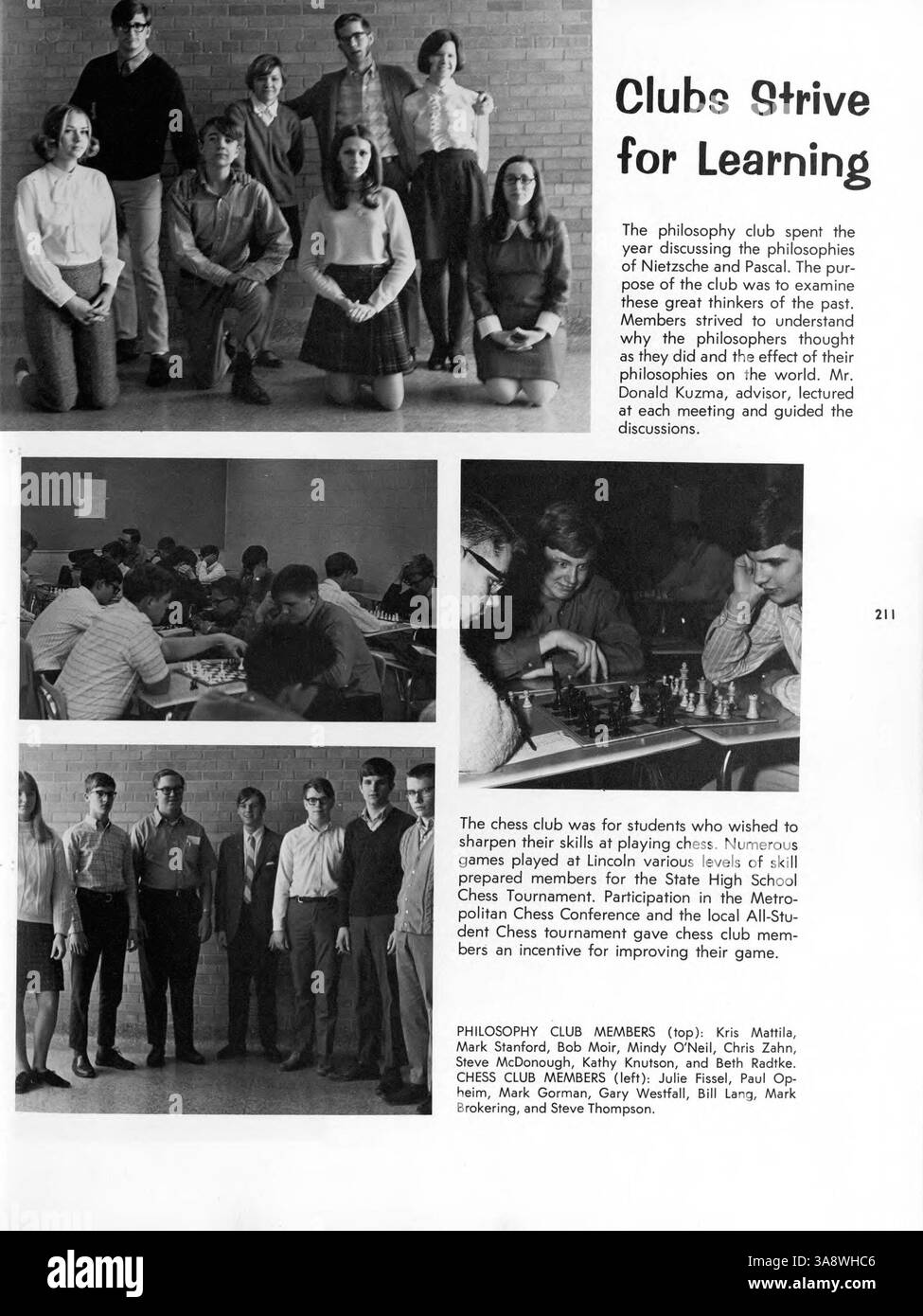 The 1969 Lincoln High Yearbook highlights the students, teachers ...