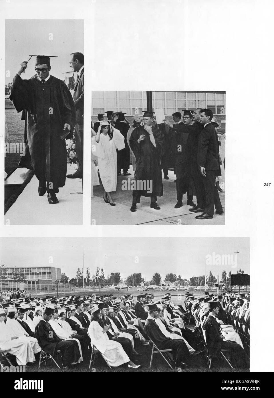 This high school yearbook from 1969 documents the academic and ...