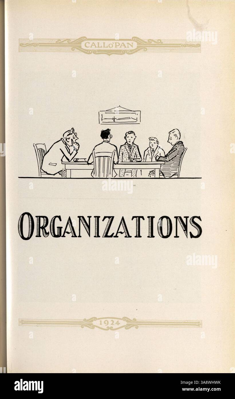 This high school yearbook from 1924 captures various aspects of life at ...