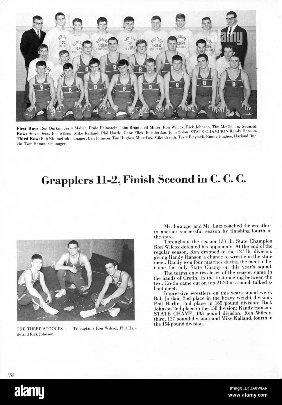 This 1965 yearbook from Benilde High includes highlights from the school year, such as academic ...