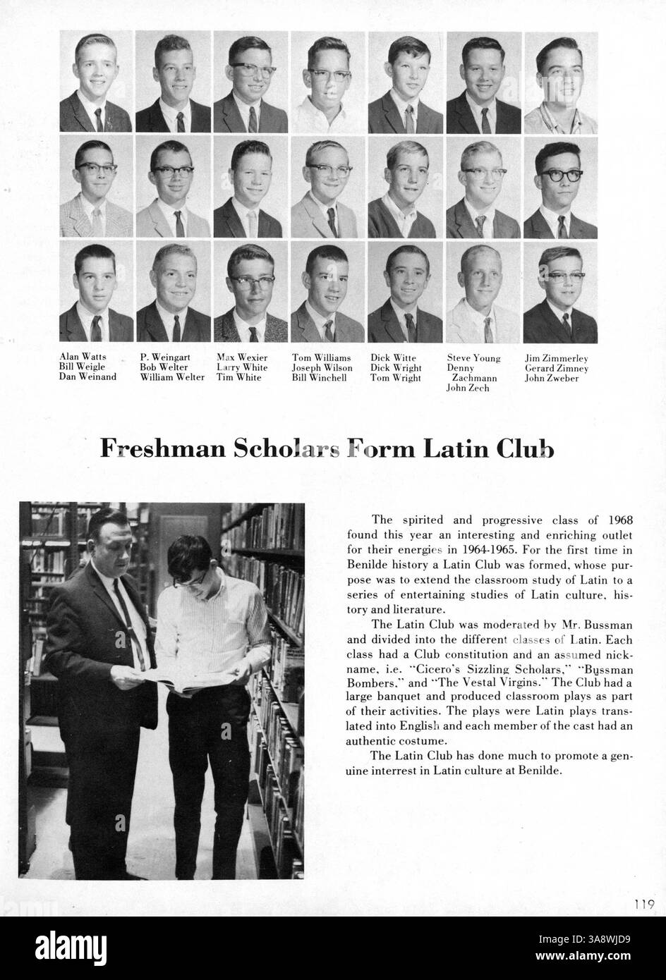 The 1965 Benilde High Yearbook provides an overview of student and faculty life during the 1964 ...