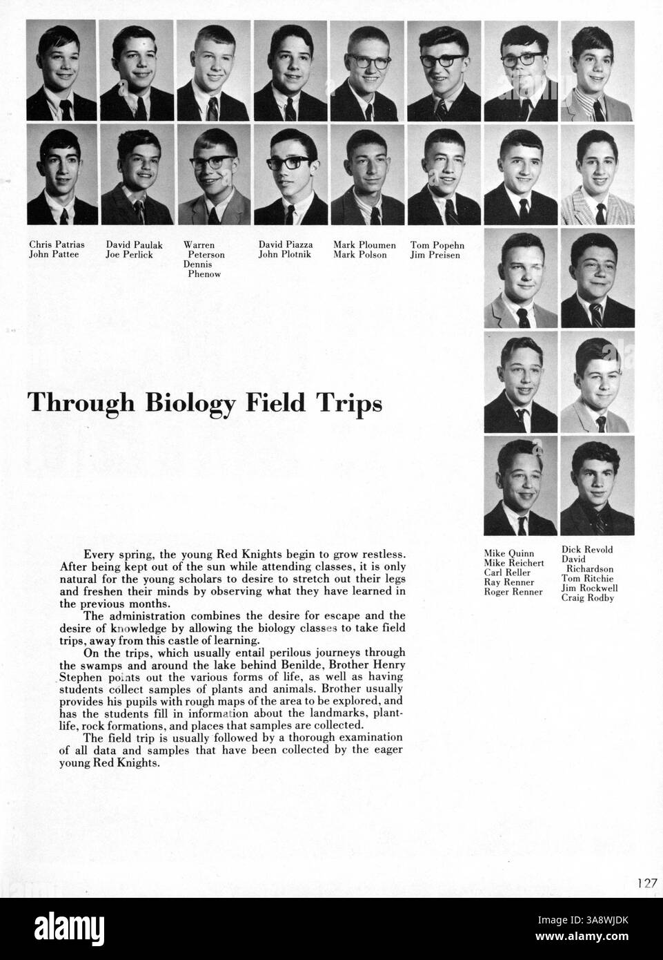 The 1965 Benilde High Yearbook captures significant moments from the 1964-1965 school year ...