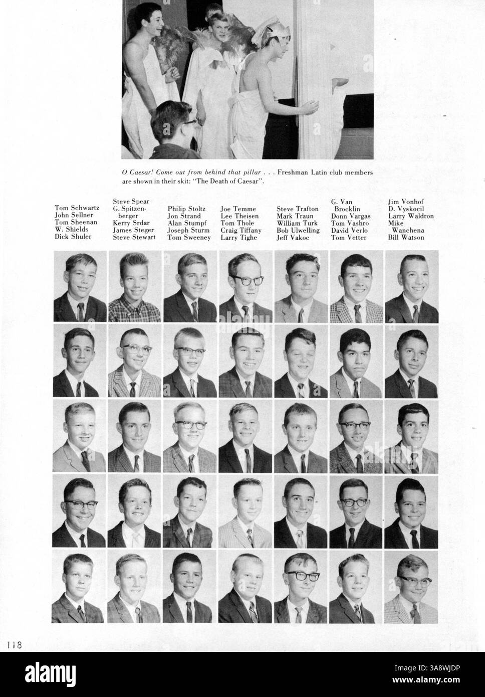 This high school yearbook features a year-in-review of Benilde High's 1964-1965 school year ...