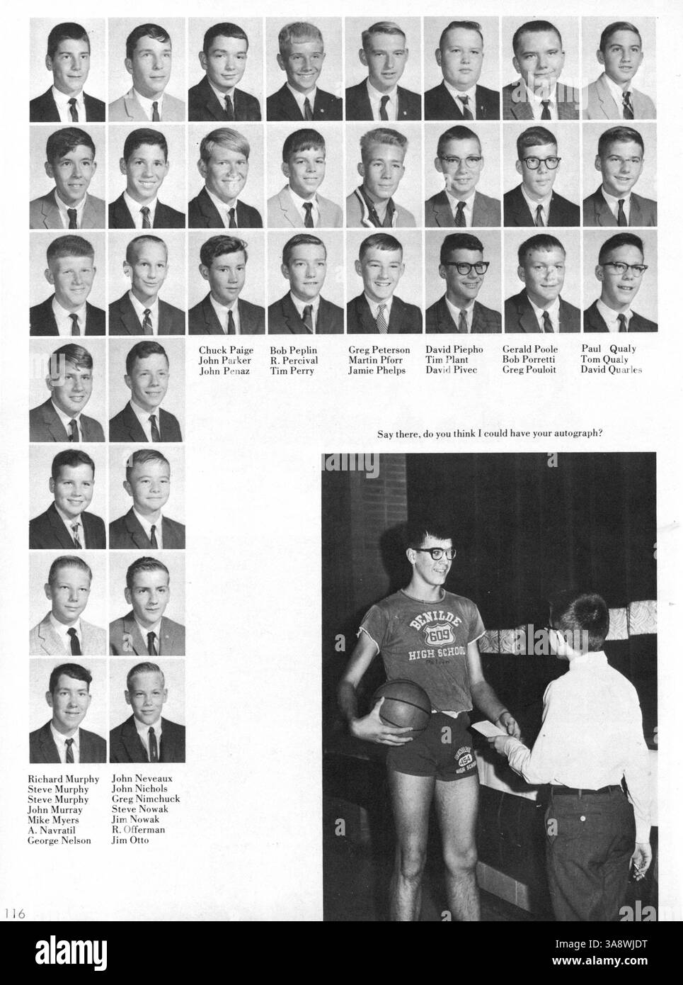 Documents the 1964 1965 high school year at hennepin county library hi-res stock photography and ...