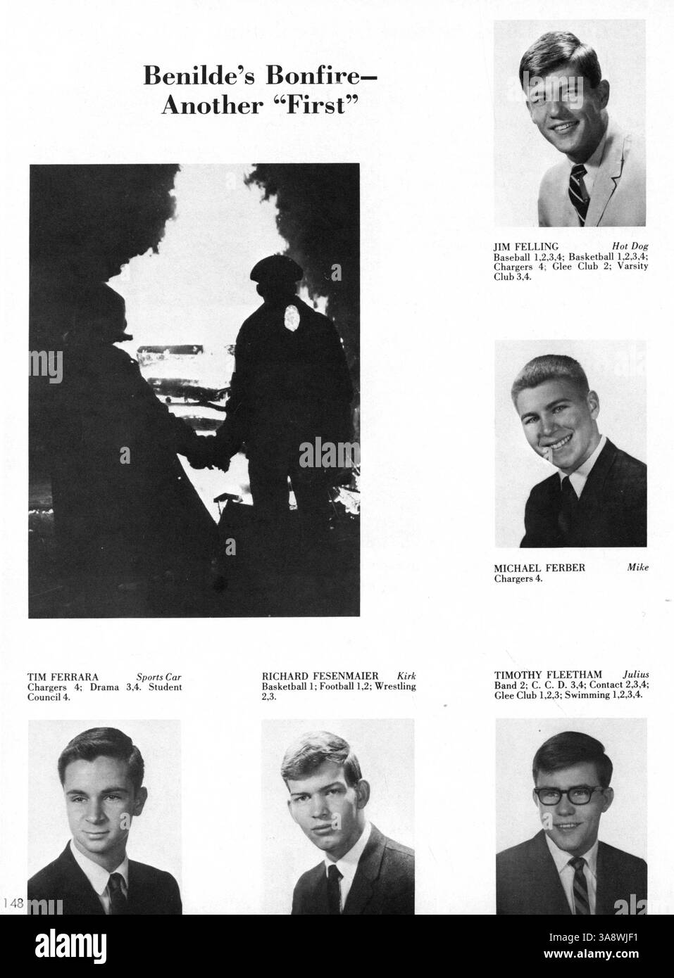 This 1965 Benilde High Yearbook provides a snapshot of the 1964-1965 school year, including ...